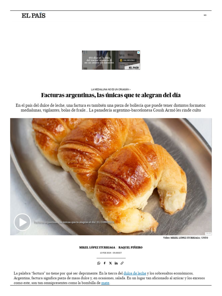Facturas Argentinas, Las Únicas Que Te Alegran Del Día - El Comidista ...