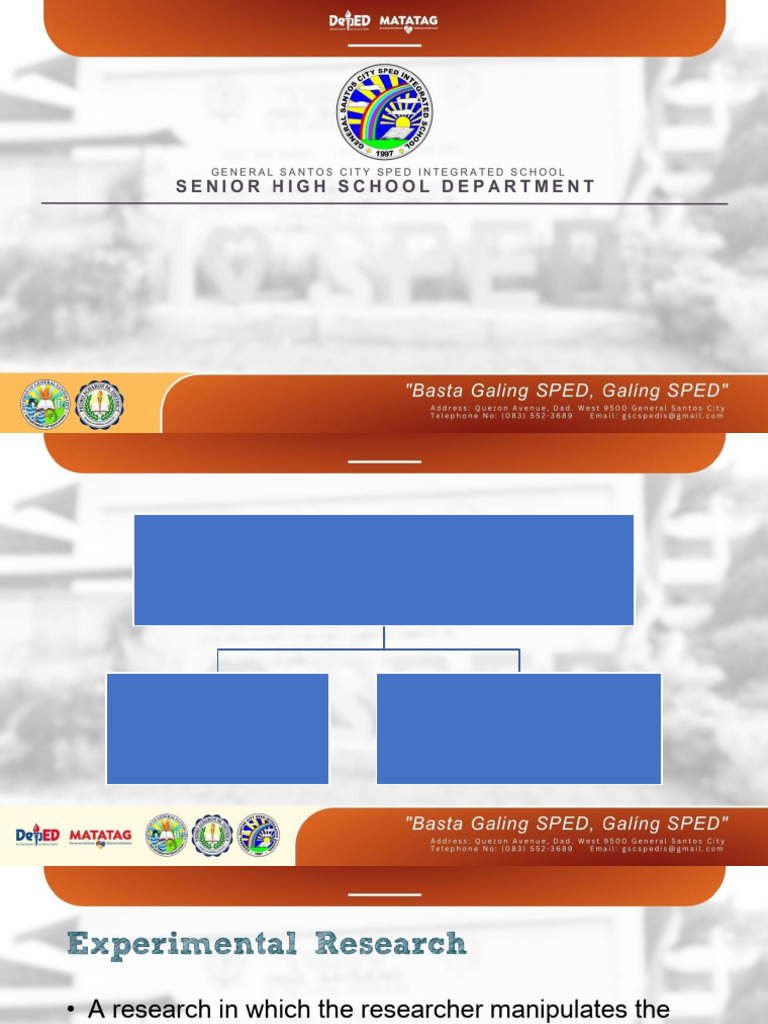 ResProj Q401 Research-Designs | PDF | Experiment | Causality
