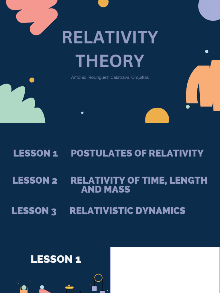 Force and Motion Teacher Presentation Colorful Illustrated | PDF | Special Relativity | Stars