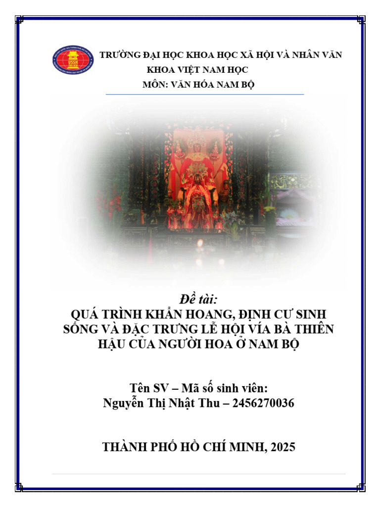 NguyenThiNhatThu 2456270036 Cuoiki | PDF