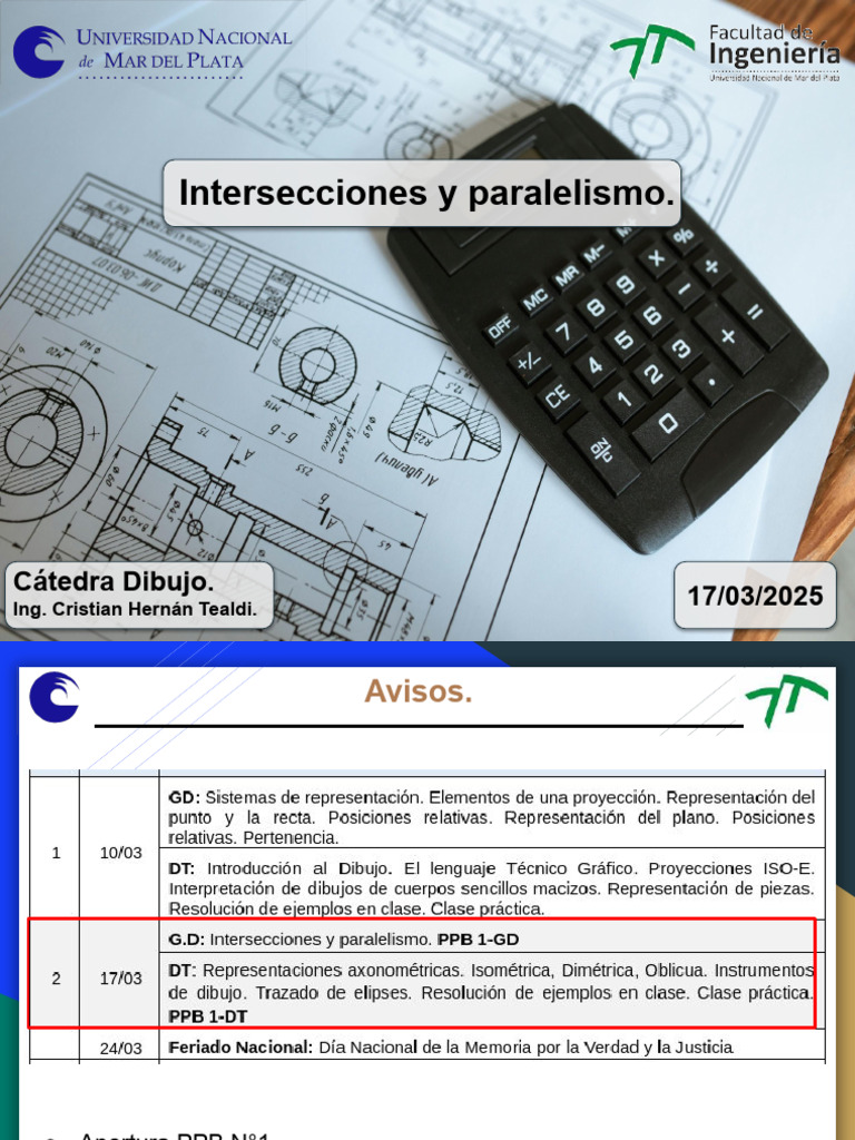 2- Intersecciones y paralelismo_2025 | PDF