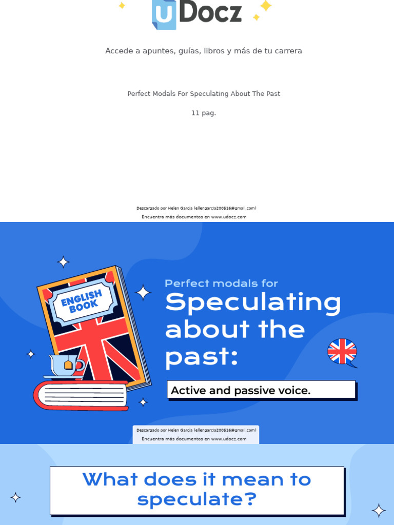Perfect Modals For S 435603 Downloadable 5502226 | PDF | Verb ...