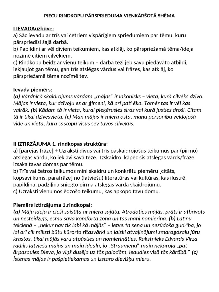 LIT Pārsprieduma Struktūra 2 | PDF
