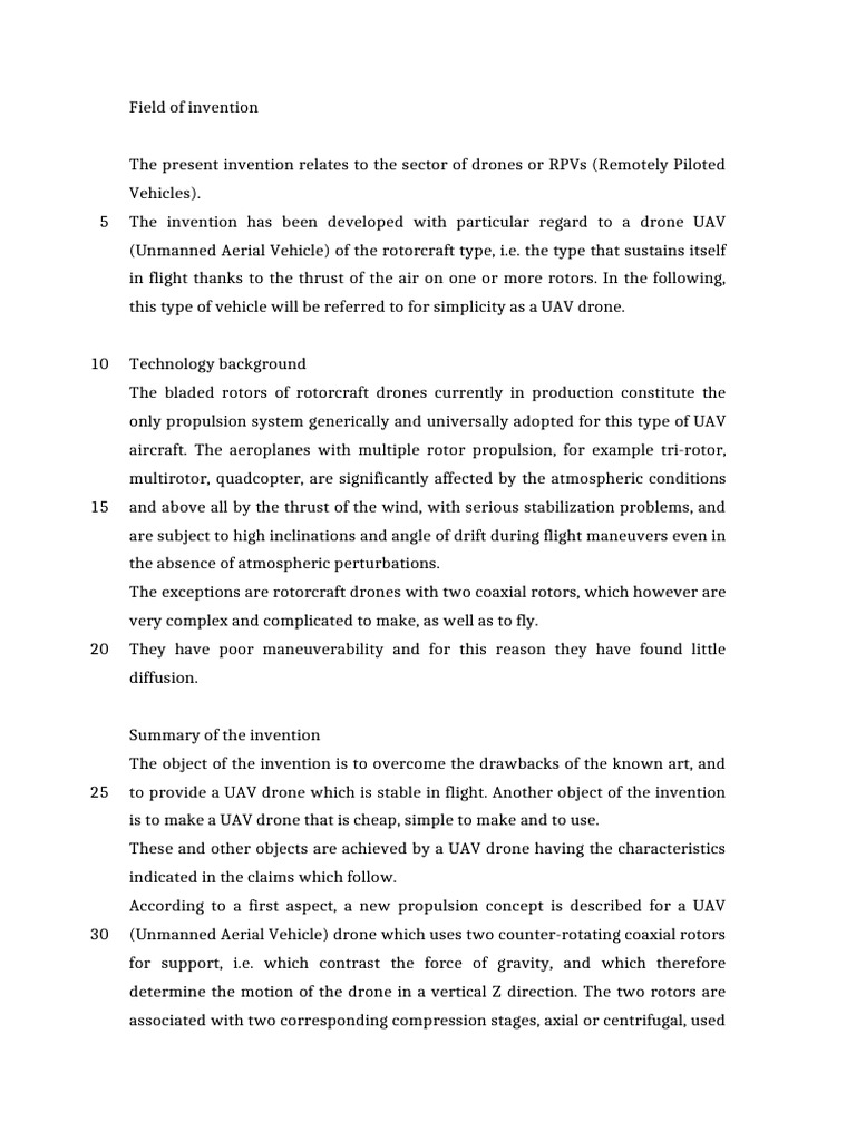 Drone - English Version | PDF | Helicopter Rotor | Spacecraft Propulsion