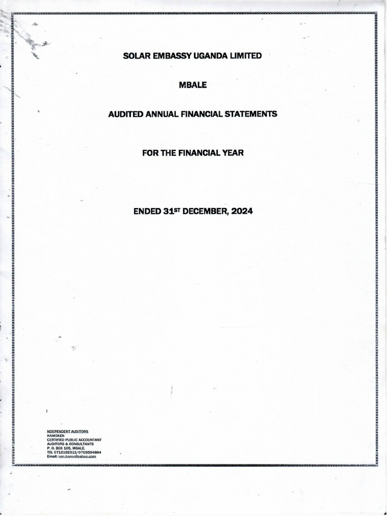 Financial Report 2024 | PDF