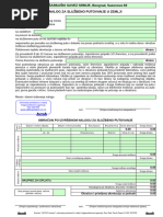 Putni Nalog - Primjer 2023. | PDF