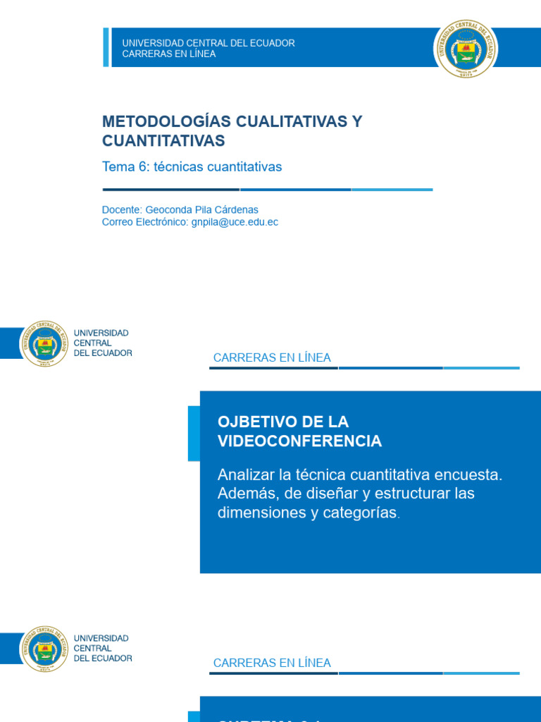 Técnicas Cuantitativas de Investigación | PDF | Experimentar | Muestreo (Estadísticas)