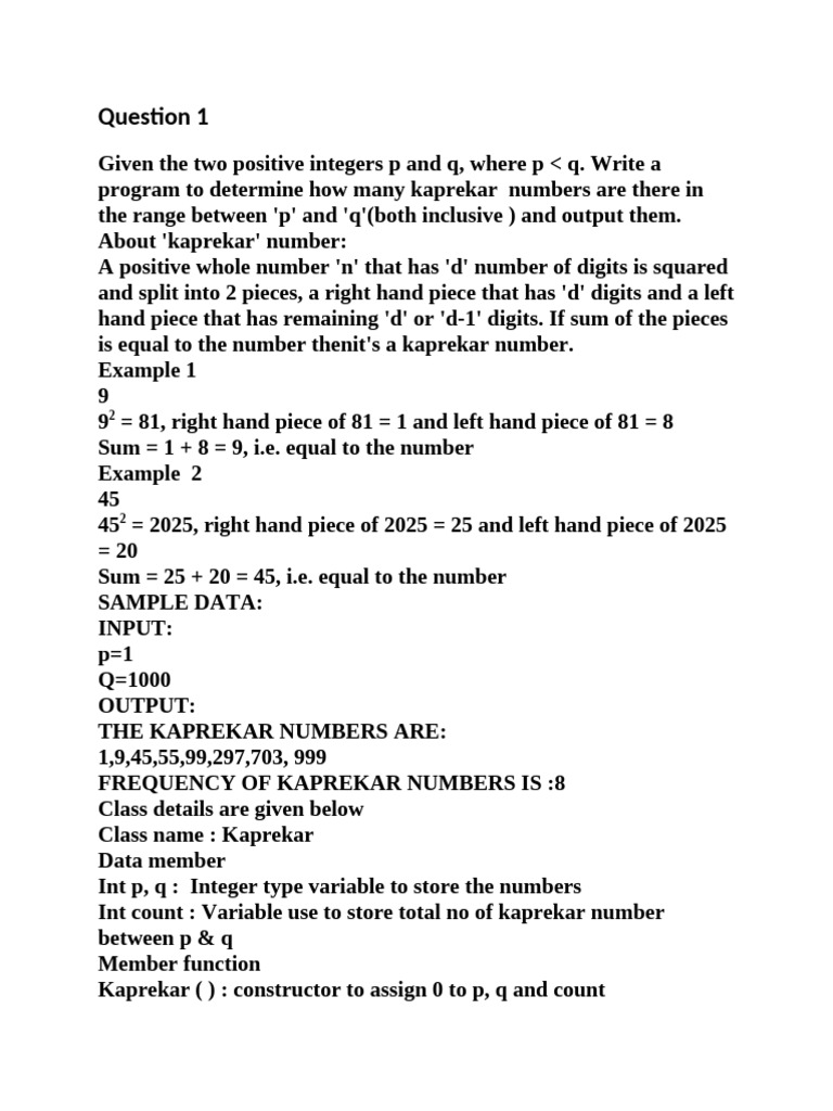 Shivaniprj | PDF | Integer (Computer Science) | Constructor (Object Oriented Programming)