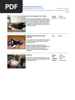6 - Pelvic Rocking Exercises | PDF | Pelvis | Abdomen