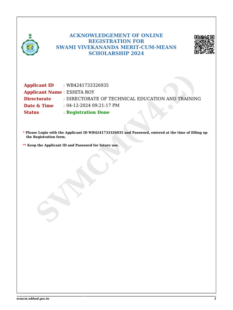 Acknowledgement Slip | PDF