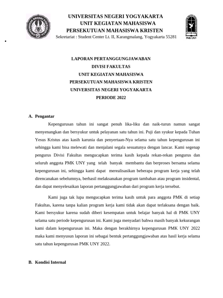 LPJ Fbs PMK Uny 2022 | PDF