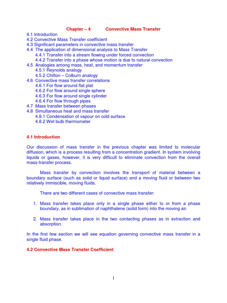 Mass Transfer 2 | PDF | Laminar Flow | Heat Transfer