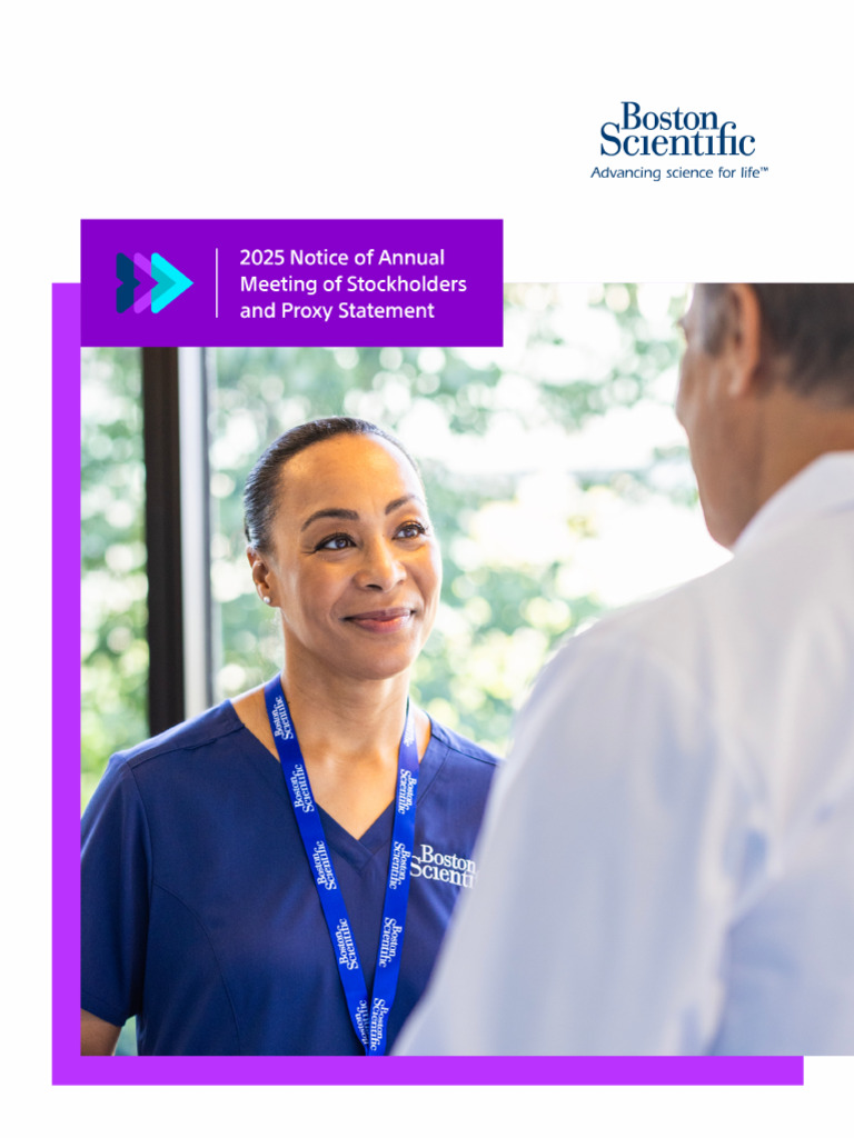 2025 Boston Scientific Proxy Statement - Pdf.coredownload | PDF | Proxy ...