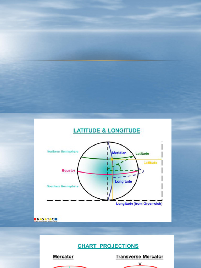 Mercator Projection For Navigational Charts | PDF