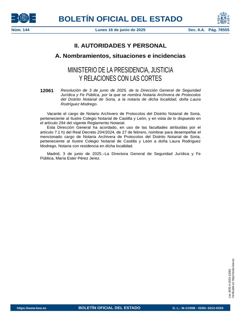 Boe A 2025 12061 | PDF