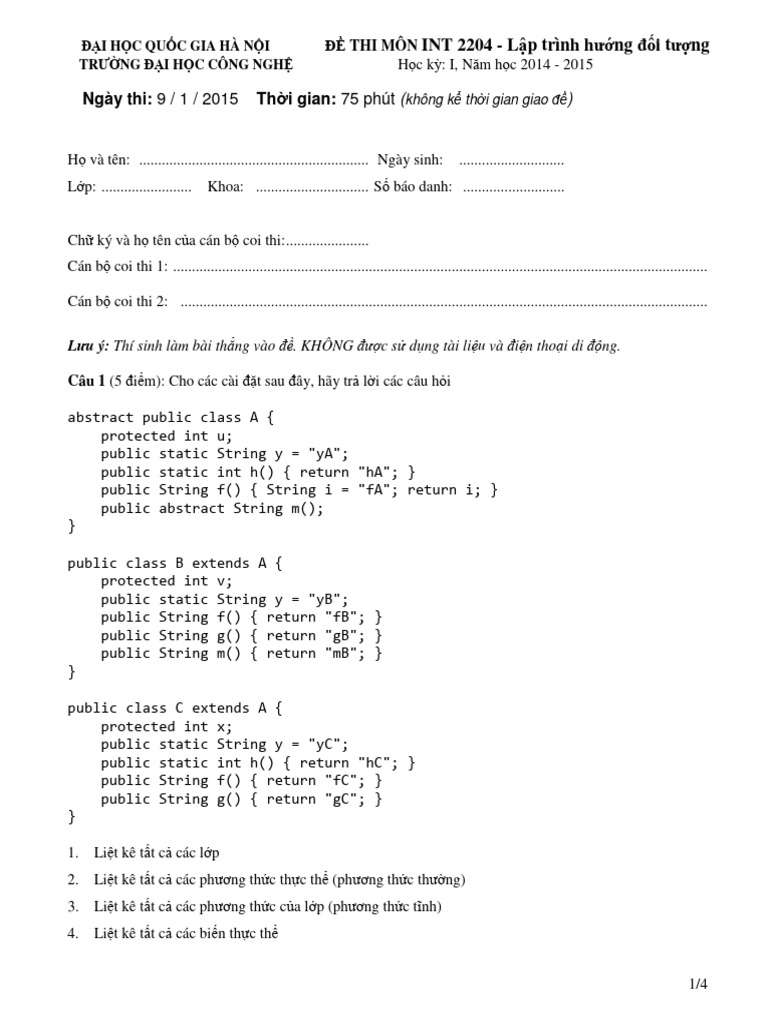 Sample Exam | PDF