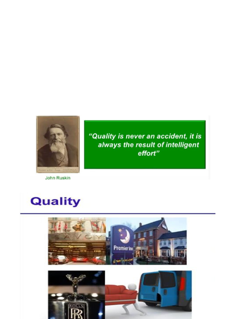 IEM 2081 Chapter 8 Quality | PDF | Quality Assurance | Quality (Business)