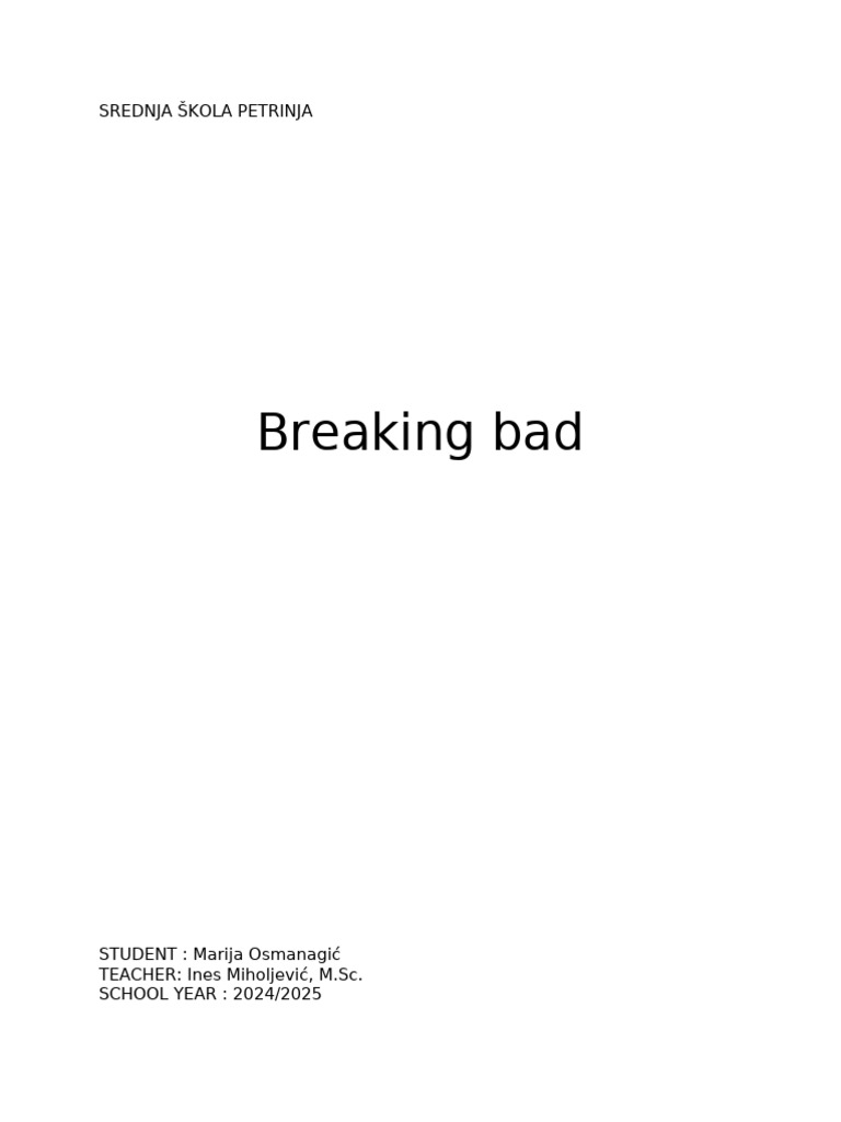 Ogled Breaking Bad | PDF