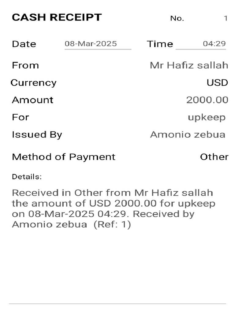 Cash Receipt 1 202503080448 | PDF