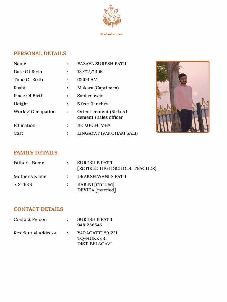 Biodata | PDF
