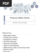 PSV Sizing and Standards Overview | PDF | Valve | Fluid Mechanics