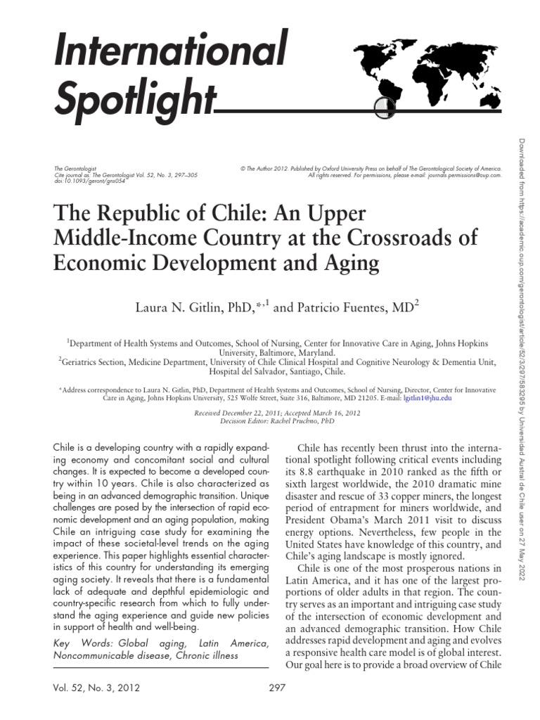 The Republic of Chile - An Upper Middle-Income Country | PDF | Chile