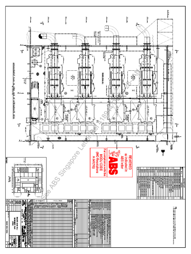 M409-801-0204 Engine Room Equip Plan N1 | PDF