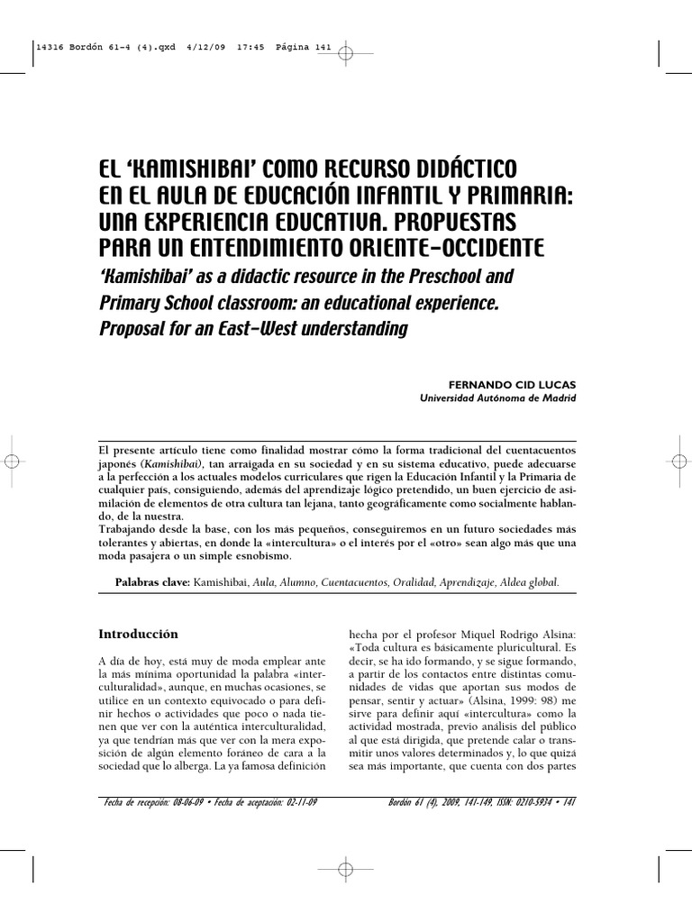 Dialnet ElKamishibaiComoRecursoDidacticoEnElAulaDeEducacio 3109913 ...
