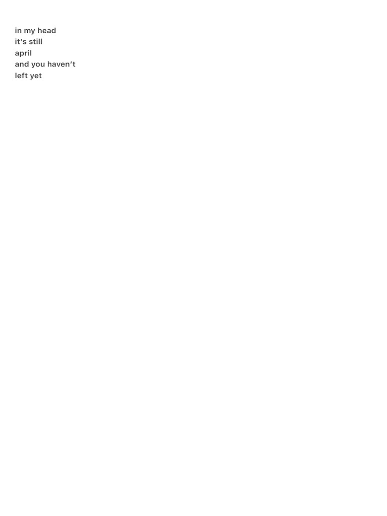 In My Head | PDF