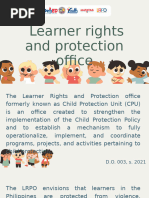 Learner Right and Protection (LRP) DepEd | PDF | Learning | Social ...