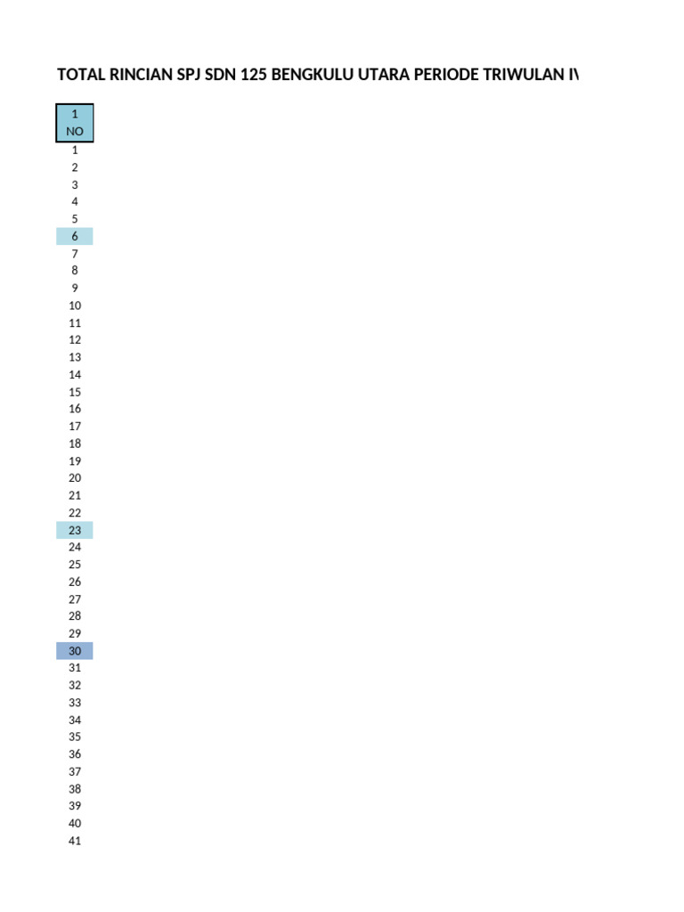 SPJ 125 Bu Januari - Maret 2025 Fix | PDF