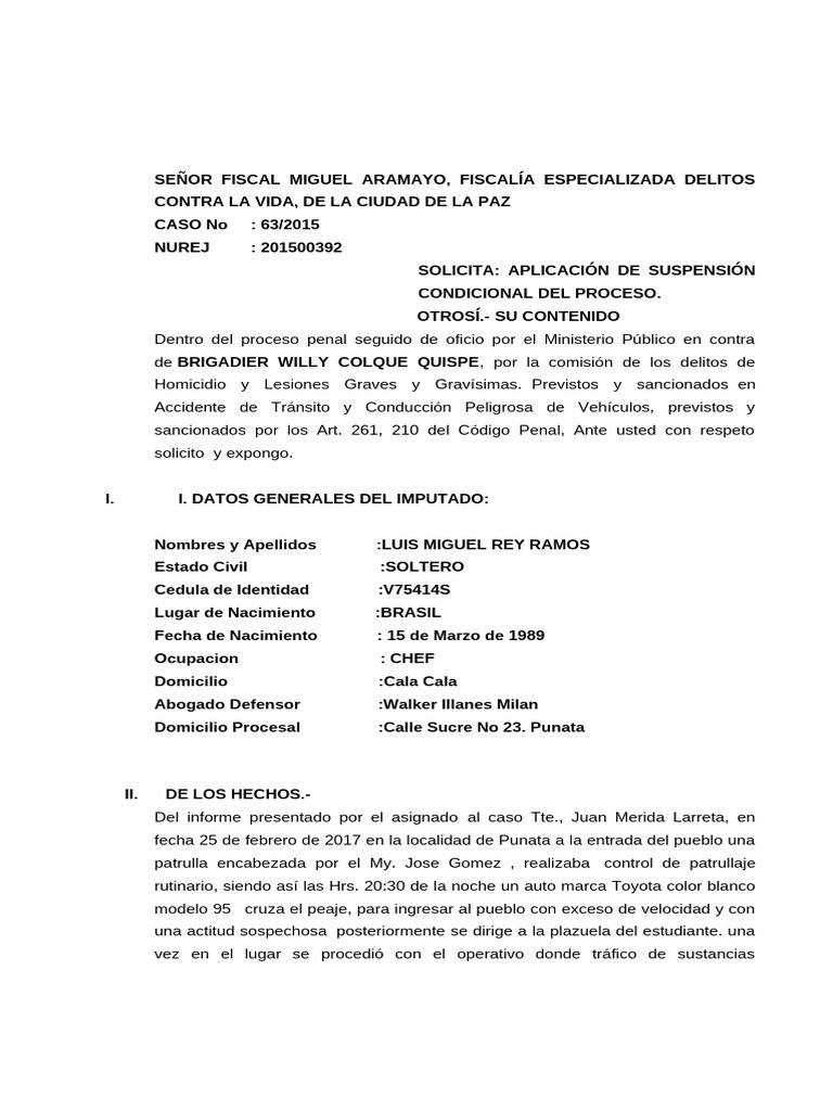 Memorial de Incidente de Extinción de Proceso Excepcion | PDF | Debido al proceso | Esfera pública