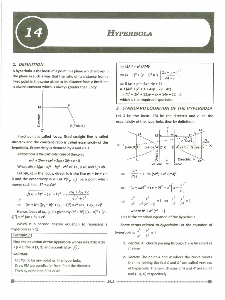 Hyperbola | PDF