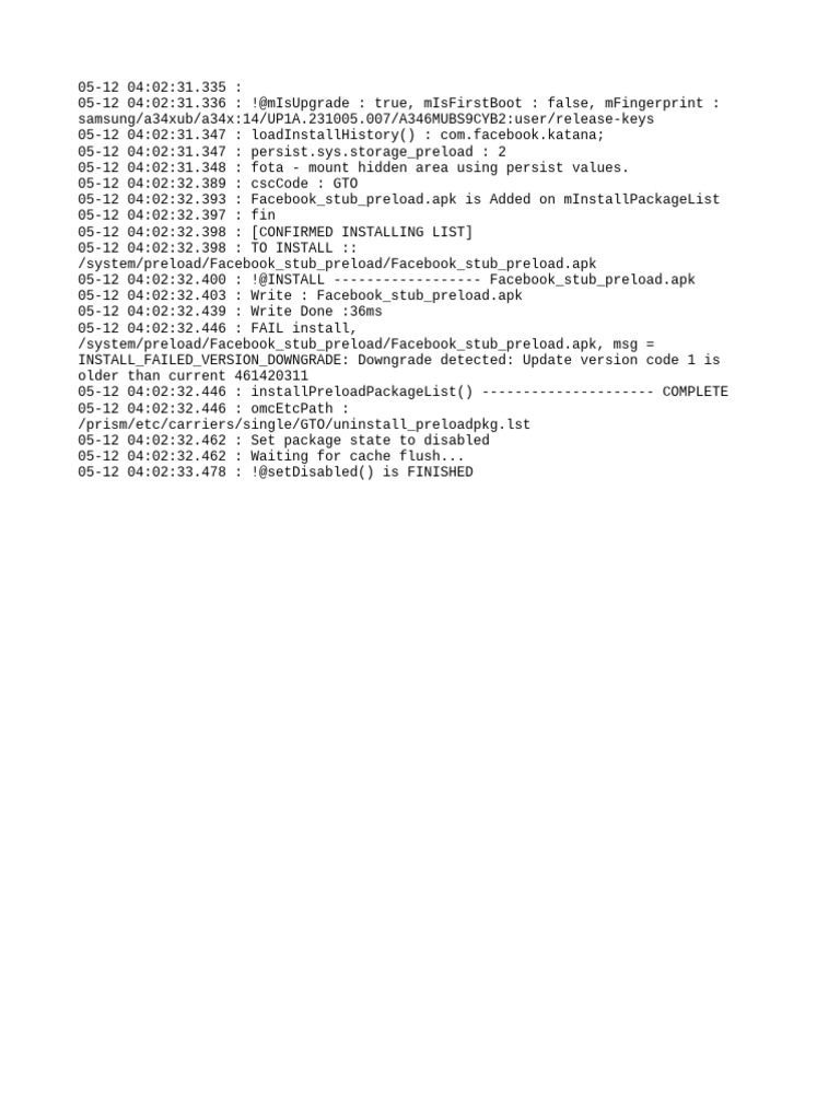 Preload Installer | PDF
