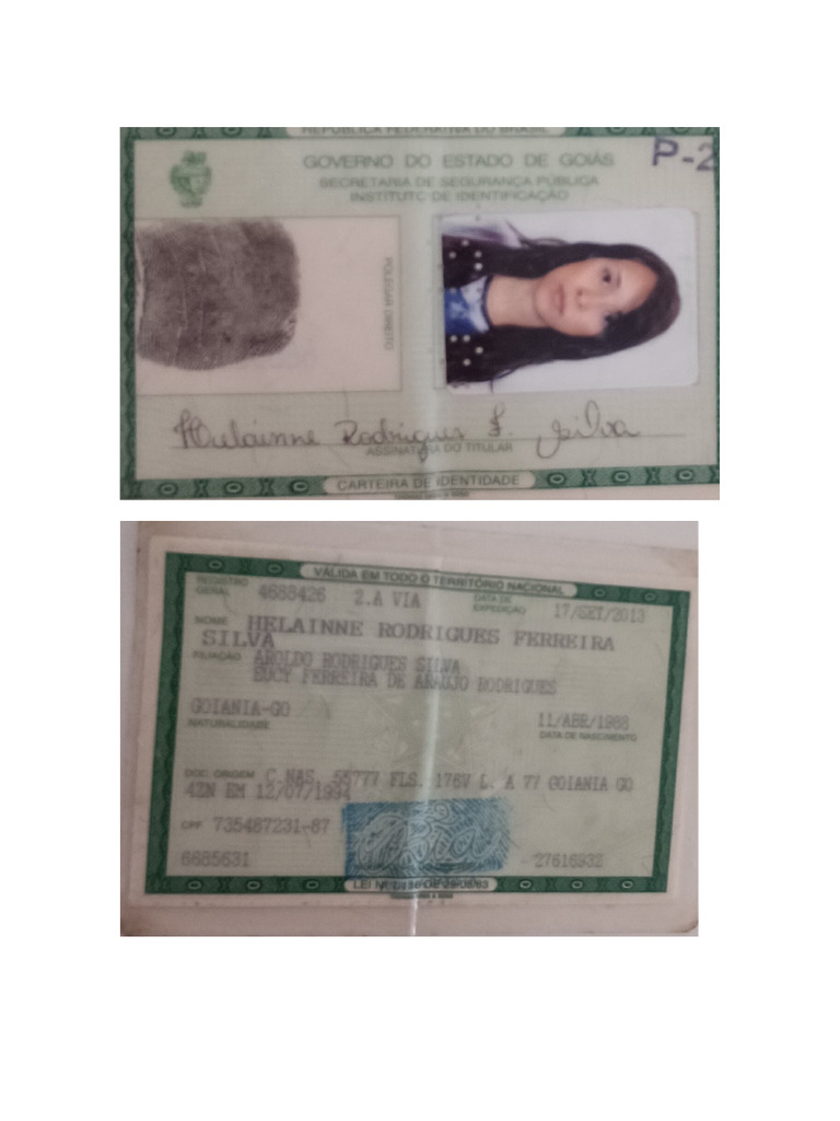 Documento Identidade | PDF