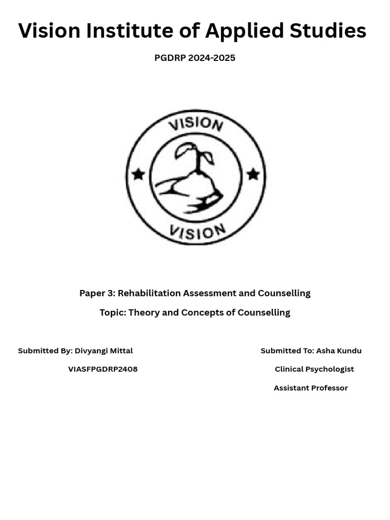 Vision Institute of Applied Studies | PDF