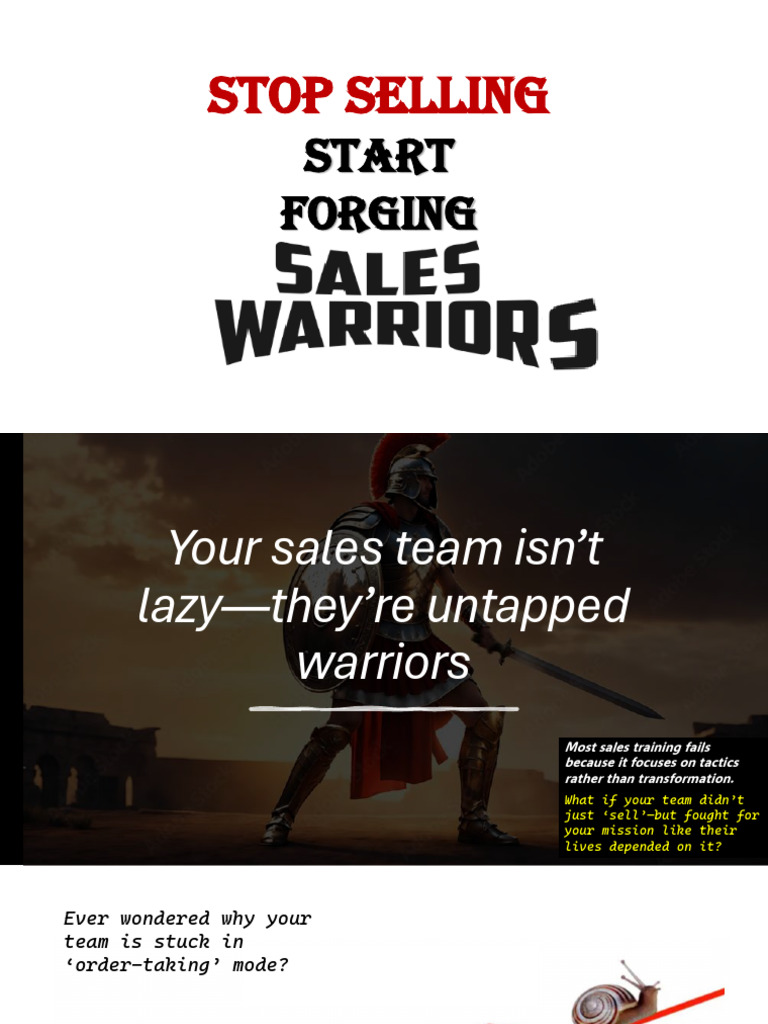 Scripted Forging Sales Warriors Posts | PDF