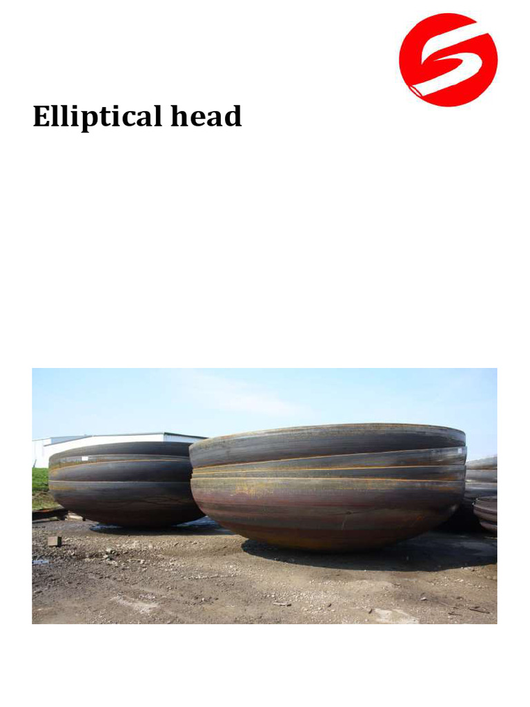 Tanks Elliptical Head Connection As Per Standard | PDF | Ellipse | Heat ...