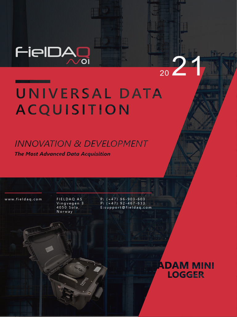 Well Testing Universal Data Acquisition As Per FielDAQ Adam Mini Logger ...
