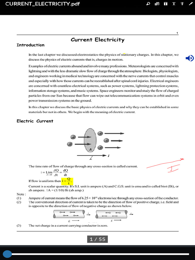 Current Electricity | PDF