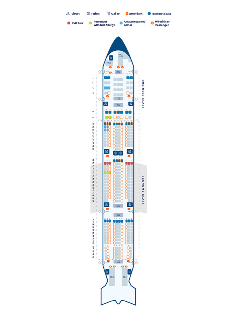 Philippine Airlines (PAL/PR) Boeing 777-300ER Seat Map | PDF