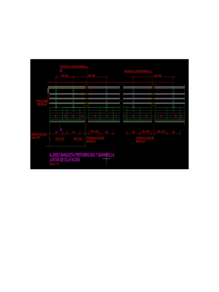 Detalle de Baranda de Proteccion 14-14 | PDF