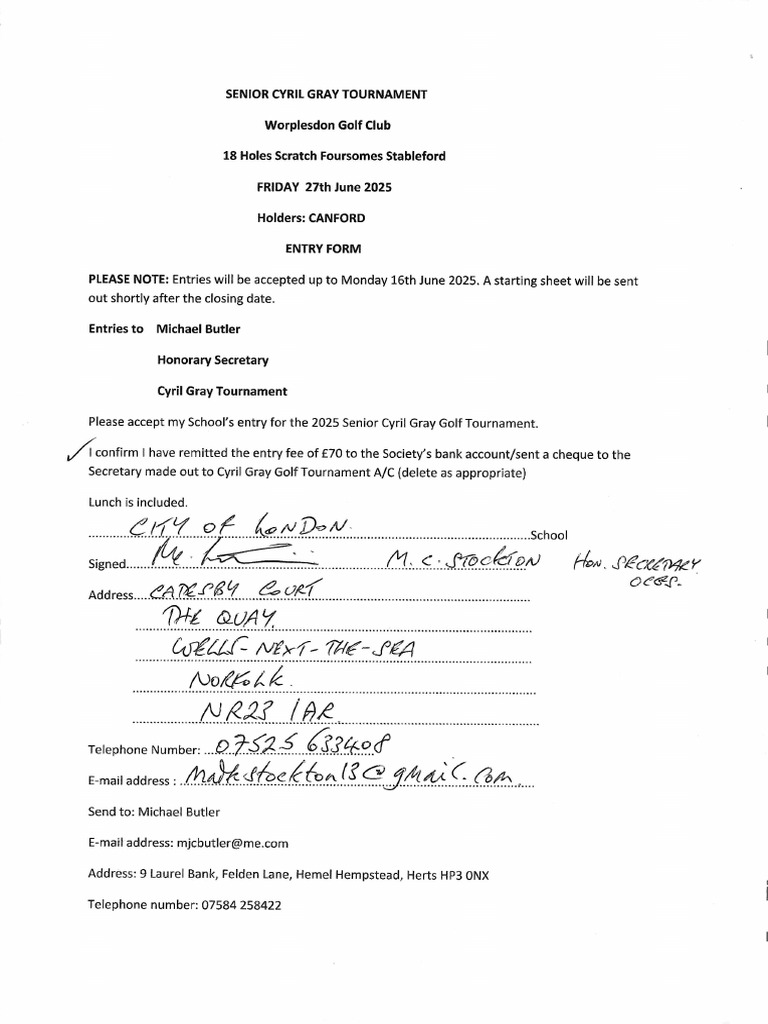 Cyril Gray - Seniors 2025 | PDF