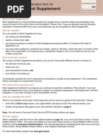 Application Form - Supplementary Welfare Allowance (SWA1) | PDF ...