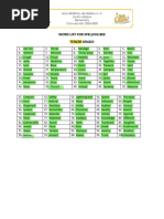 Grade 3 - Spelling Bee Word List | PDF