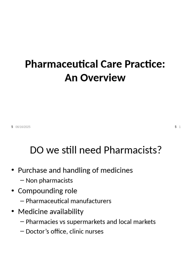 Pharmaceutical Care Practice | PDF | Pharmacy | Medical Prescription