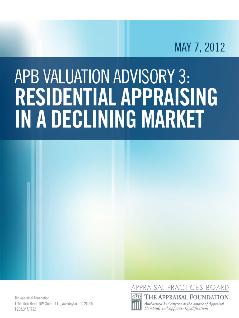 Residential Appraising in Declining Markets | PDF | Real Estate ...