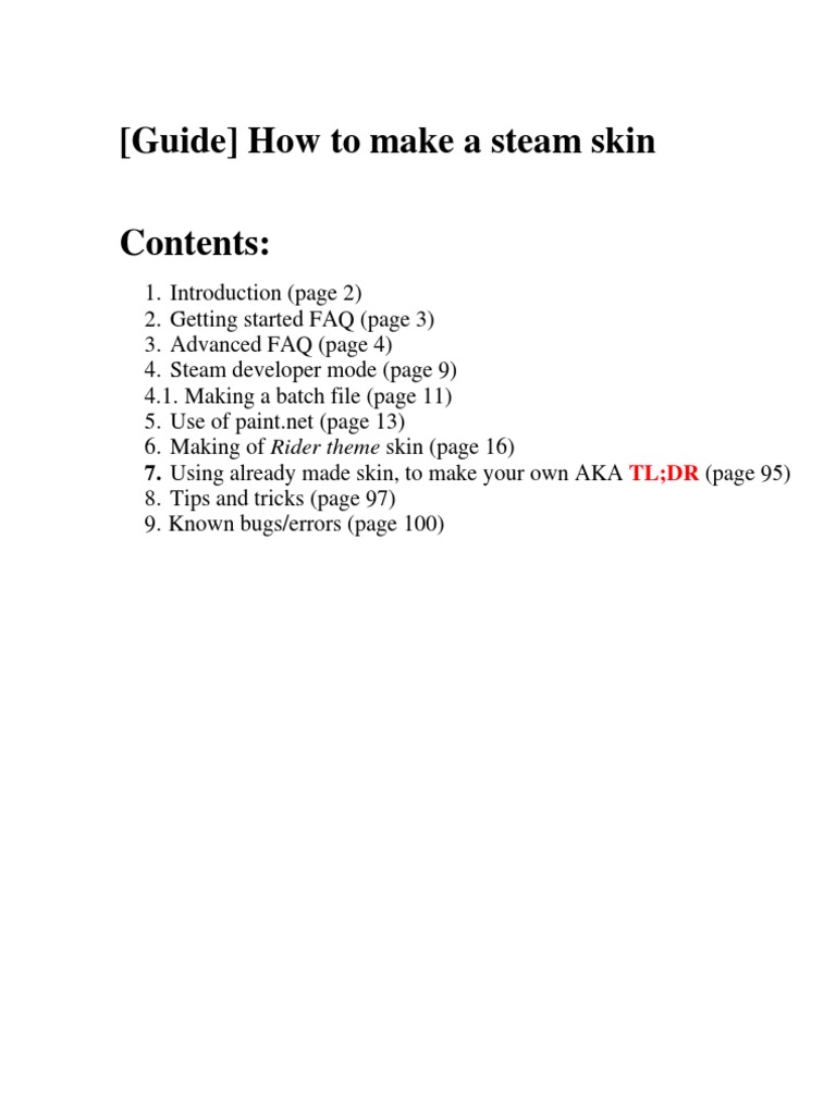 (Guide) How To Make A Steam Skin | PDF | Rgb Color Model | Computer File