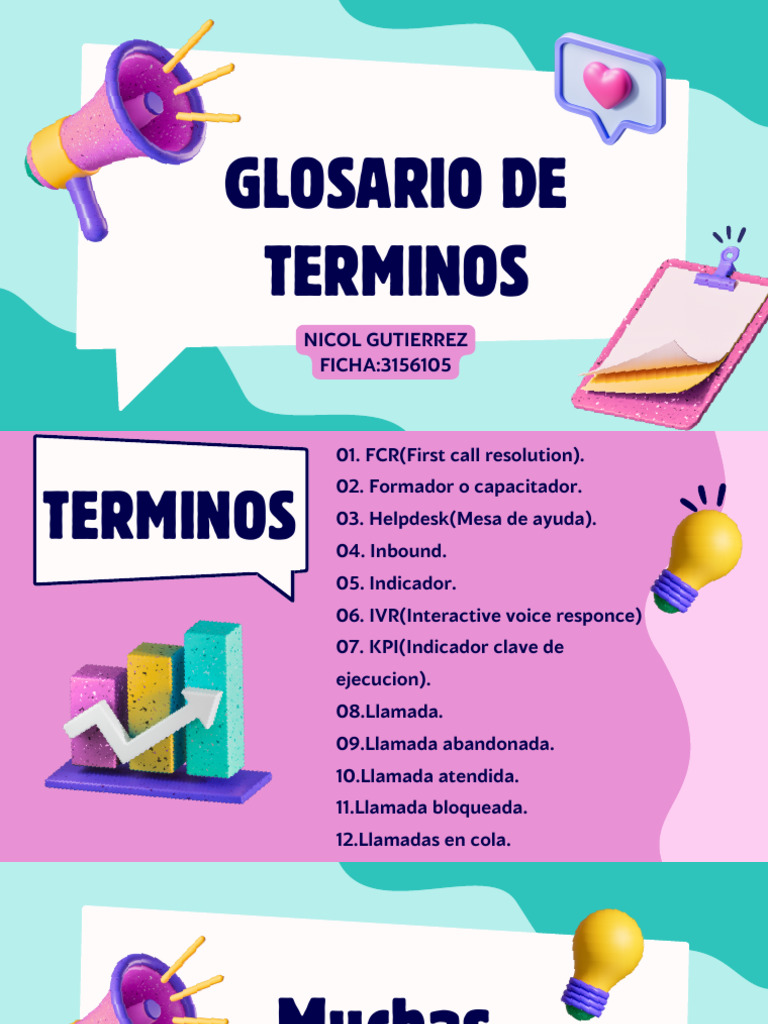 Glosario de Términos | PDF