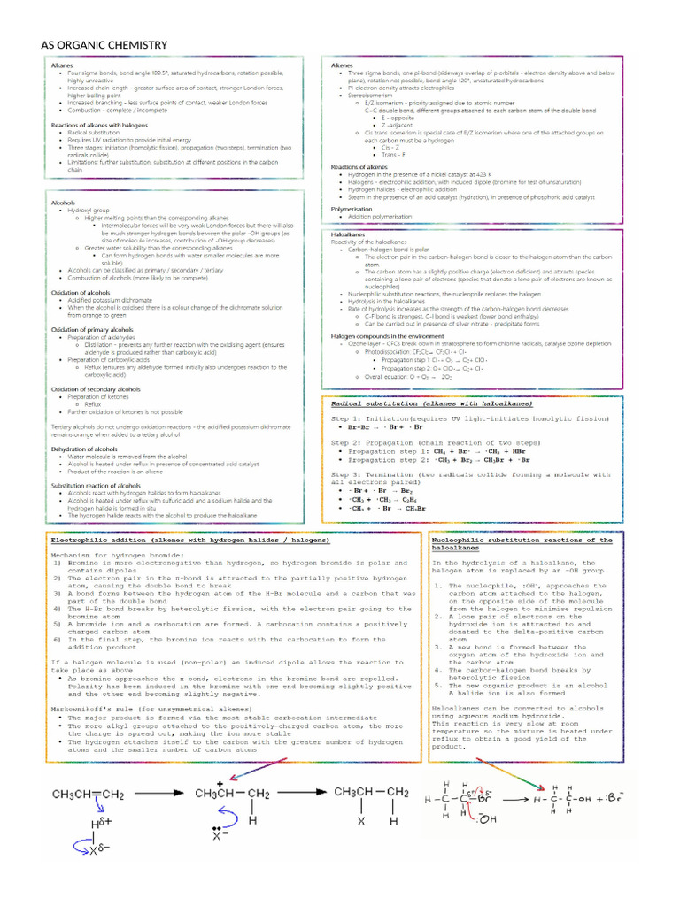 As Organic Chemistry 2 | PDF